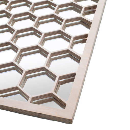 Honeycomb Rectangular Mirror • That Little Shop