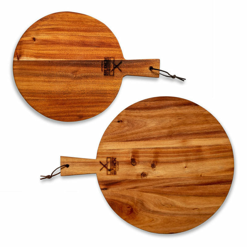Round Wooden Pizza Serving Board • That Little Shop