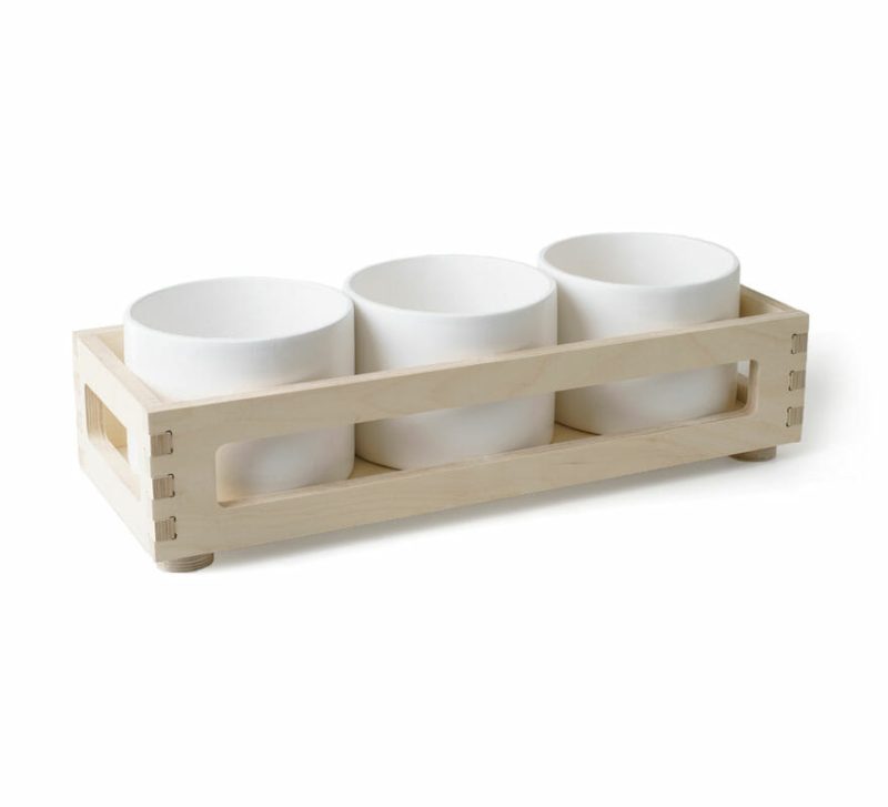 Triple Birch Planter Box (with pots) • That Little Shop