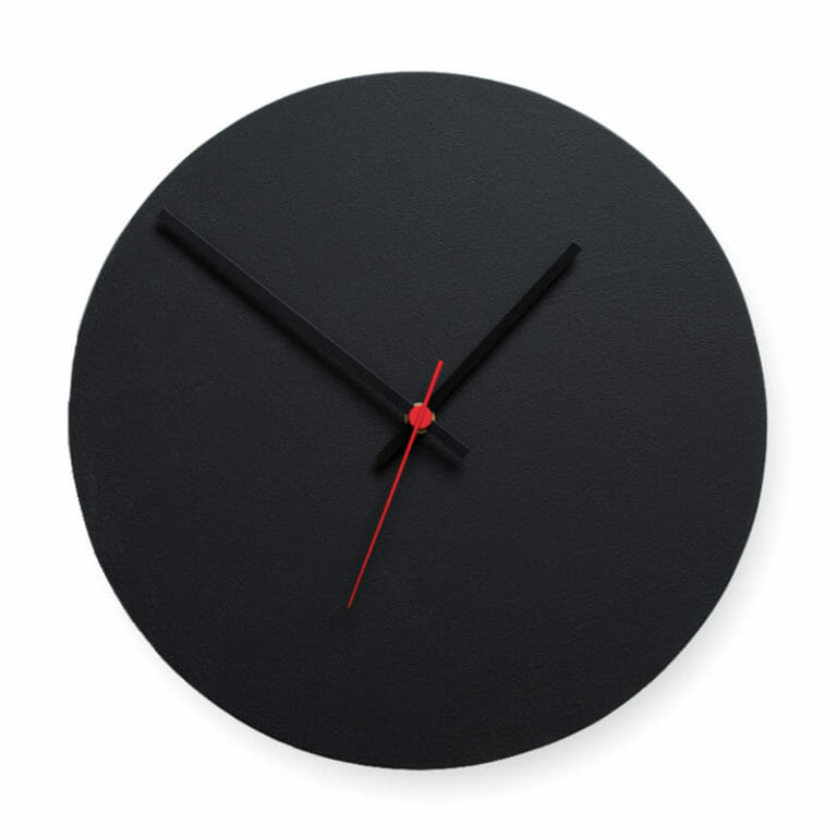 Trustworthy Round Black Wall Clock • That Little Shop